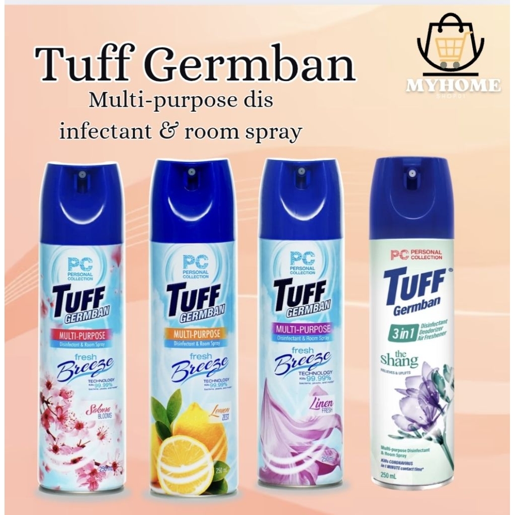TUFF GERMBAN MULTI PURPOSE DISINFECTANT AND ROOM SPRAY | Shopee Philippines