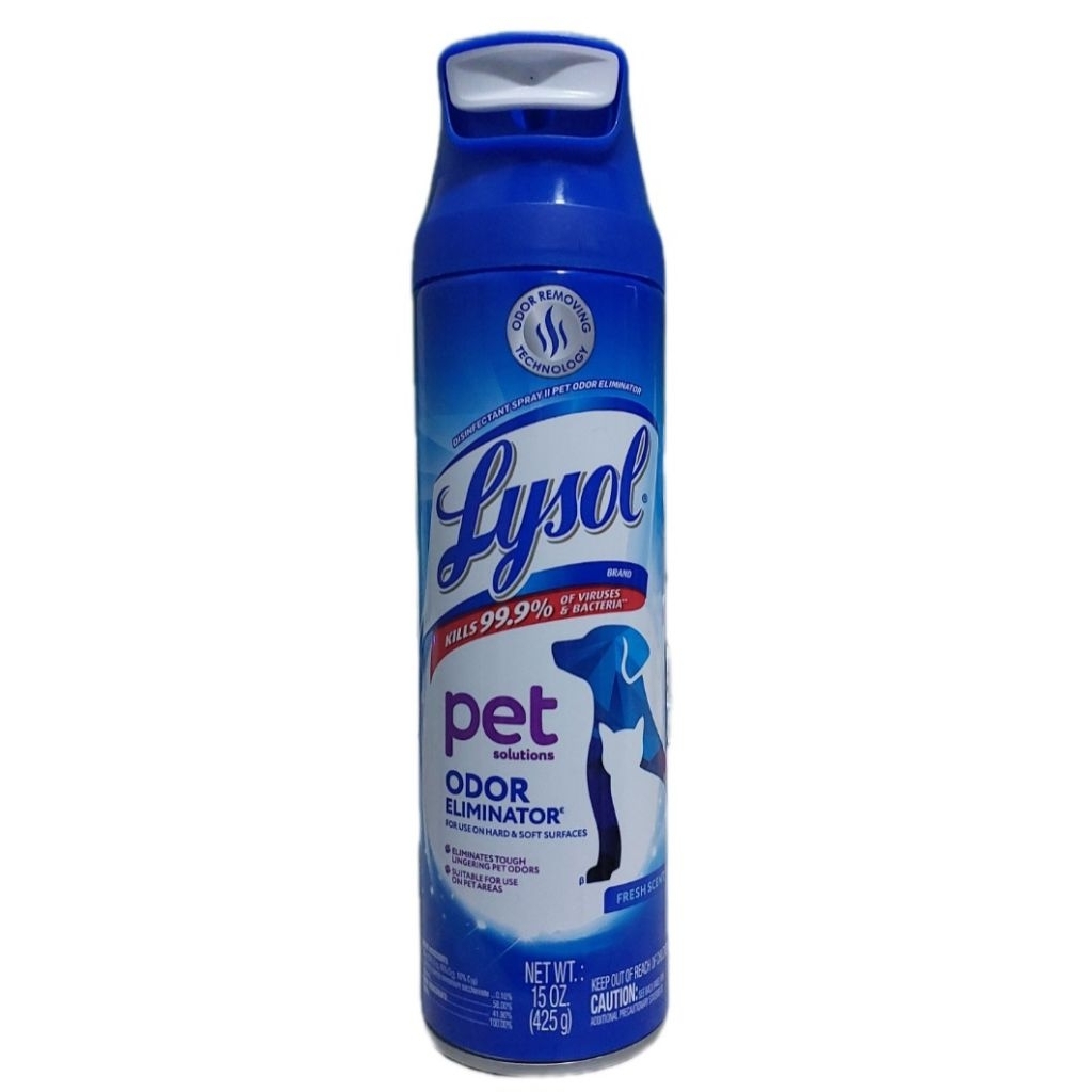 Lysol Pet Odor Eliminator Spray 425g | Shopee Philippines