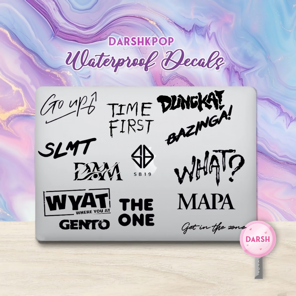 SB19 Songs Album Logo Gento Mapa Waterproof Decals Sticker | Shopee ...