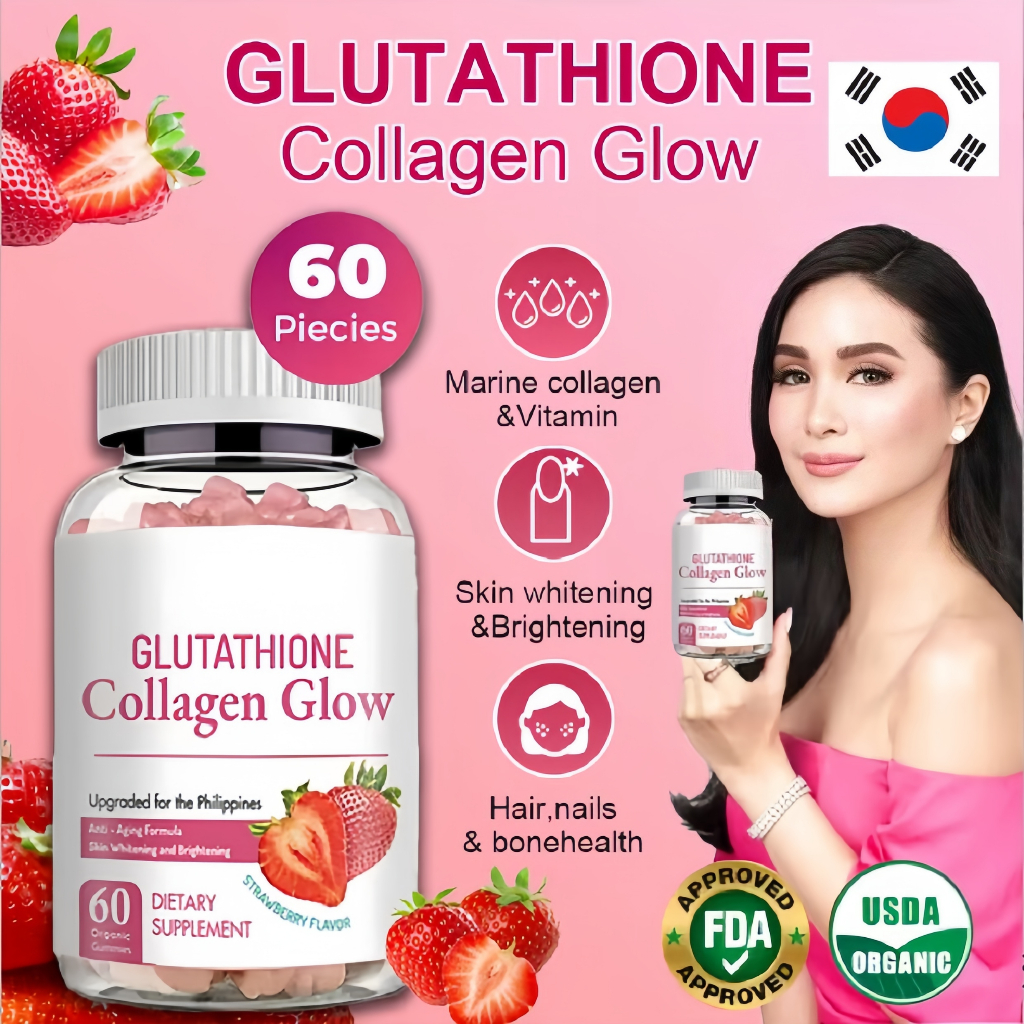 NATURE GLOW Glutathione Collagen Glow Original Anti-Aging Whitening ...