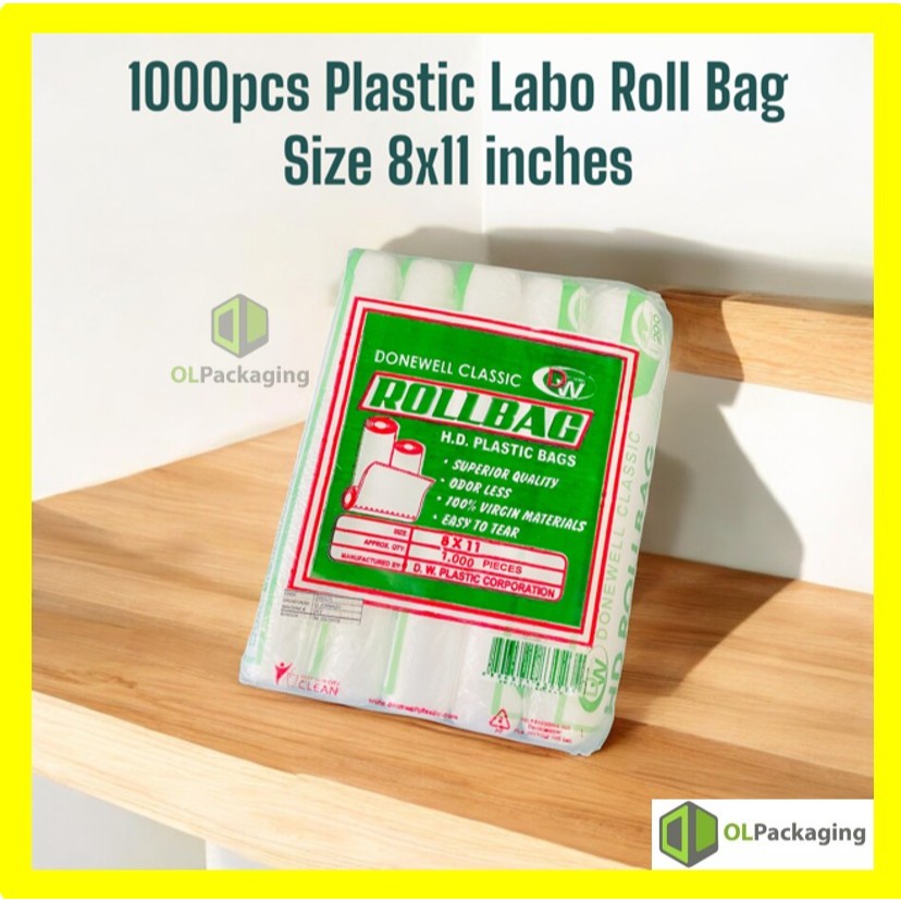 Donewell Plastic Labo HD Roll Bag | Shopee Philippines
