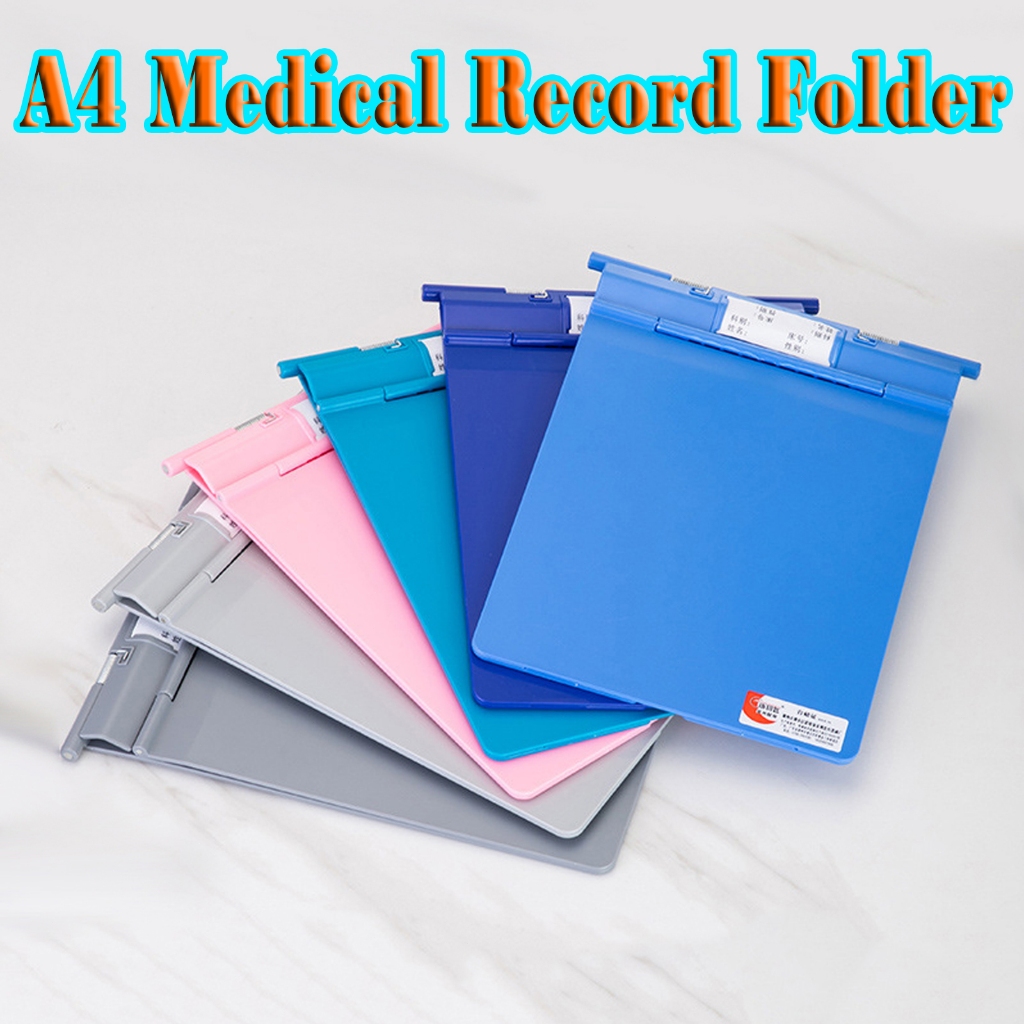 A4 Medical Record Folder Durable ABS Patient Chart Organizer Plastic ...
