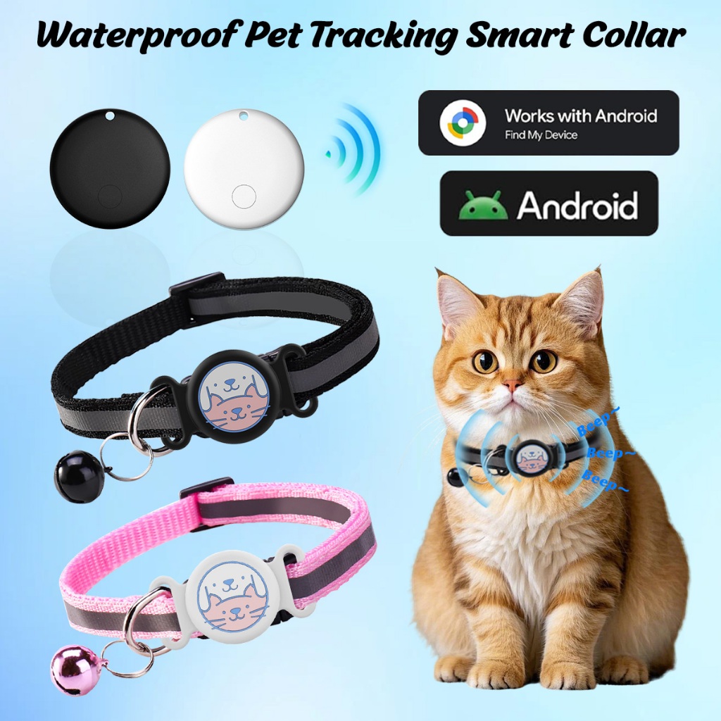 Cat Tracker Cat Collar GPS Pet Tracker Google Certified Pet Locator for ...