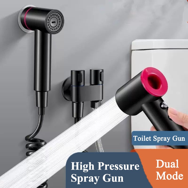 Handheld Bidet Spray Set Toilet Spray High Pressure Flushing Bathroom ...