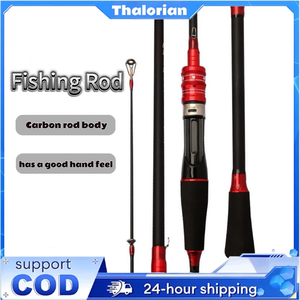 Fishing Rod Ultralight Carbon Fibre Spinning Rod Fishing Gear Fishing ...