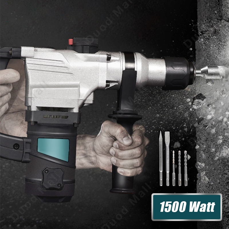 Chipping Hammer 1500W 26mm Heavy Duty Professional Chipping Gun Rotary ...