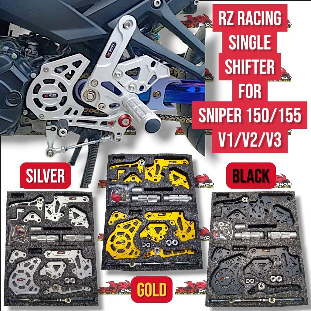 Mvr1 Single Shifter For Sniper 150/155 v1/v2/v3 | Shopee Philippines