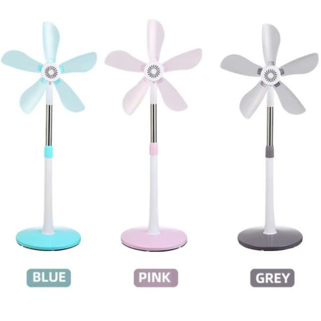 5 Blades Adjustable Stand Fan Portable Stand Fan Foldable Stand Fan ...