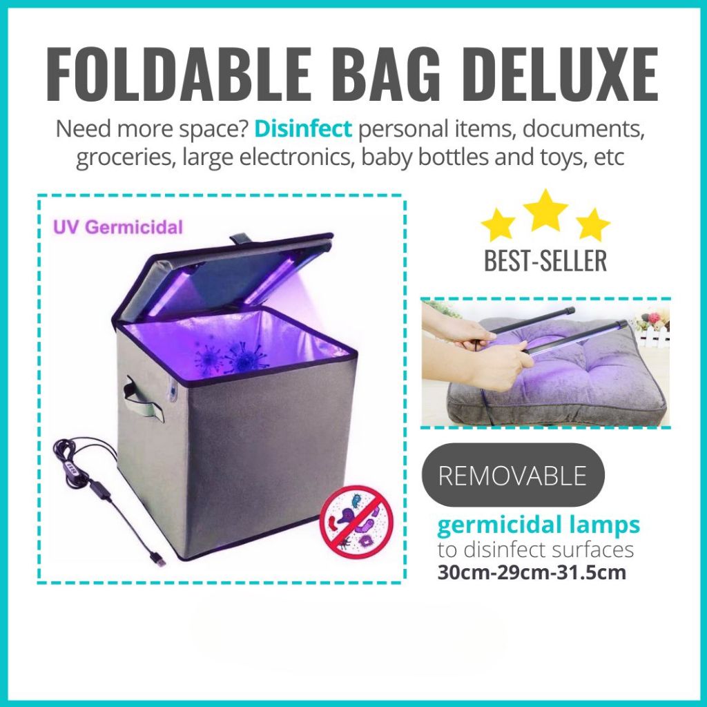 UV Foldable Sterilization Box | UVC Box | Disinfection Box | Sanitation ...
