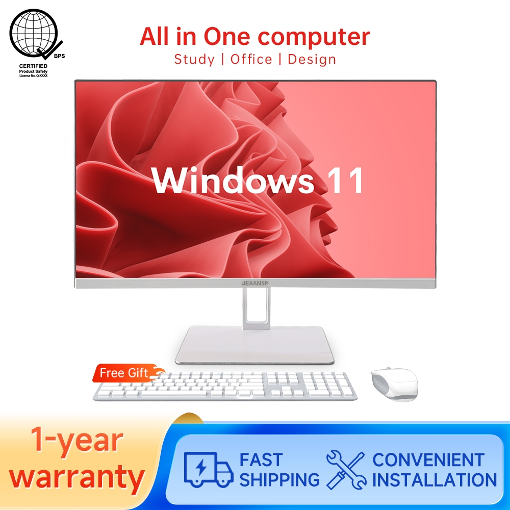 JEAANSP All in One Desktops Computer 22-24 Inch Intel i3/i5/i7 CPU 8G ...