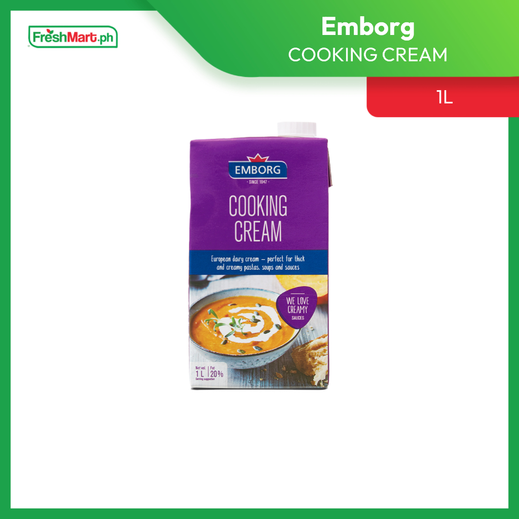 Emborg UHT Cooking Cream 1L | Shopee Philippines