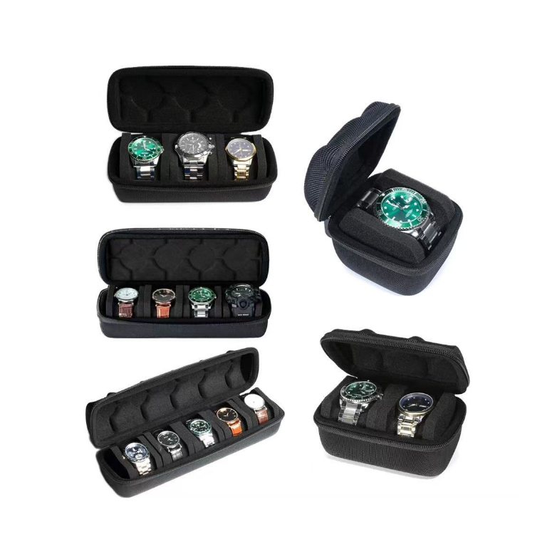 3 Slot Portable Watch Storage Box Travel Cases Watch Box EVA Storage ...