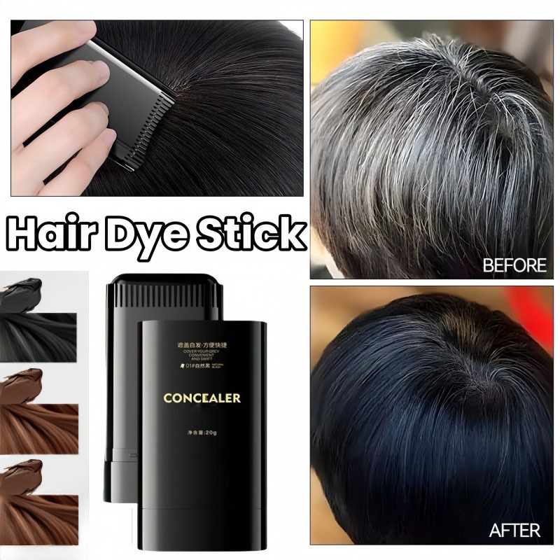 Waterproof Hair Color Stick For Men Women Instant Covers Gray White ...