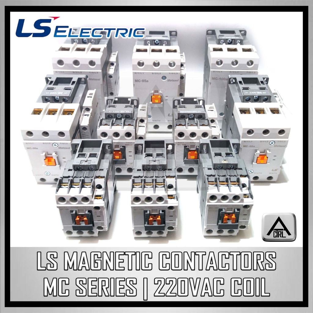 LS MAGNETIC CONTACTOR MC SERIES 220v COIL | 9A - 40A | Shopee Philippines