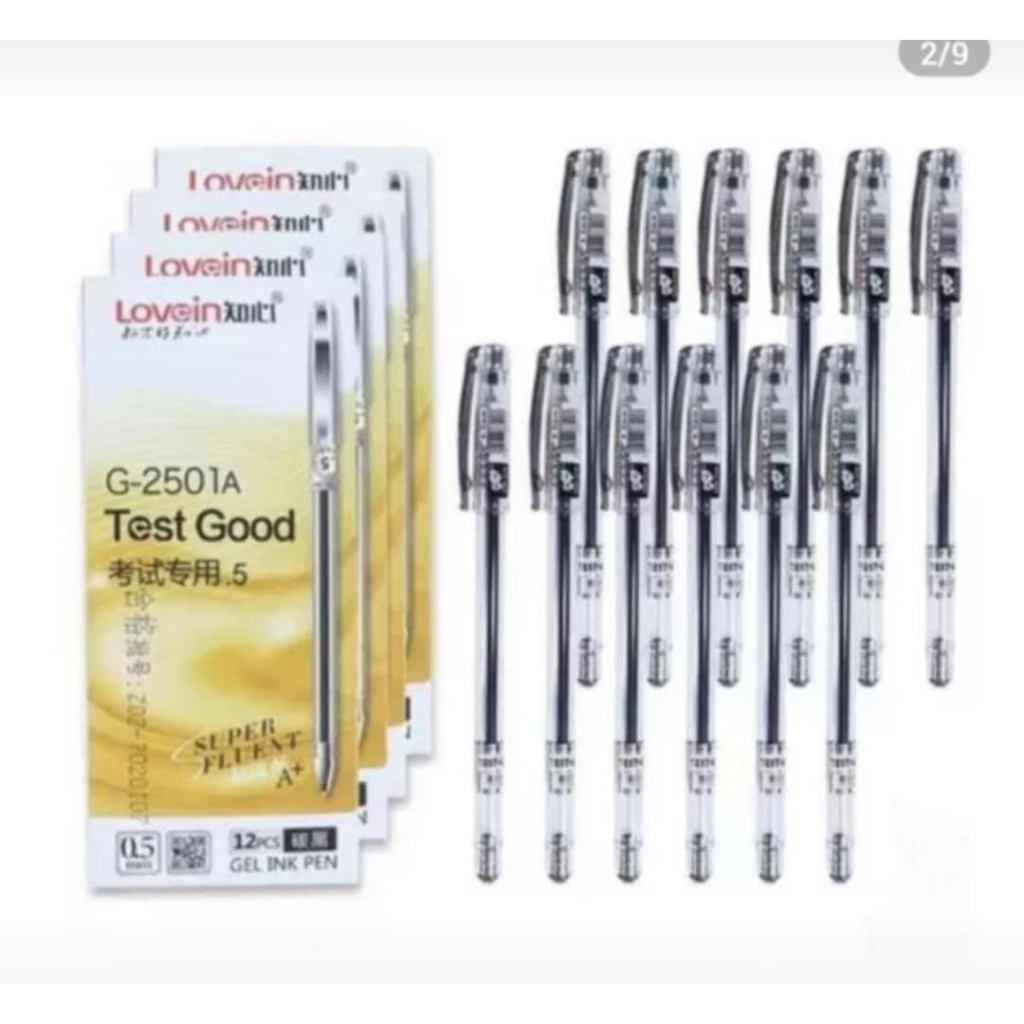 TEST GOOD PEN O.5mm Gel ink pen Super Smooth( ₱ 85) 12pcs isang box ...