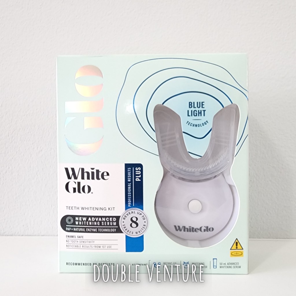 White Glo Plus Blue Light Technology Teeth Whitening Kit | Shopee ...