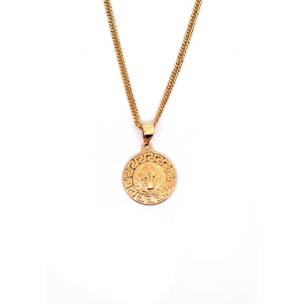 18K Japan Made Yellow Gold Necklace and Pendant | Shopee Philippines