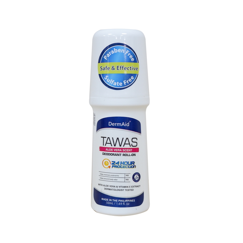 Dermaid Deo Roll On Scented Tawas with Aloe Vera and Vit E 50ml ...
