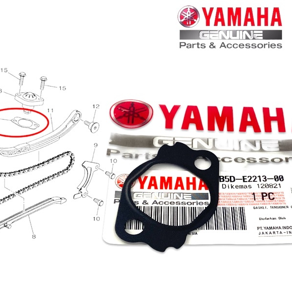 TENSIONER GASKET AEROX/MIO i/KING/NMAX YAMAHA GENUINE B5D-E2213-00 ...