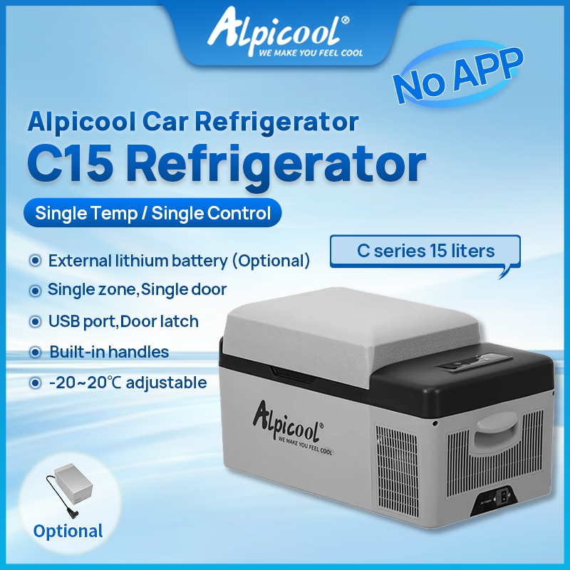 Alpicool C15 Portable Compressor Refrigeration Car and Home Dual ...