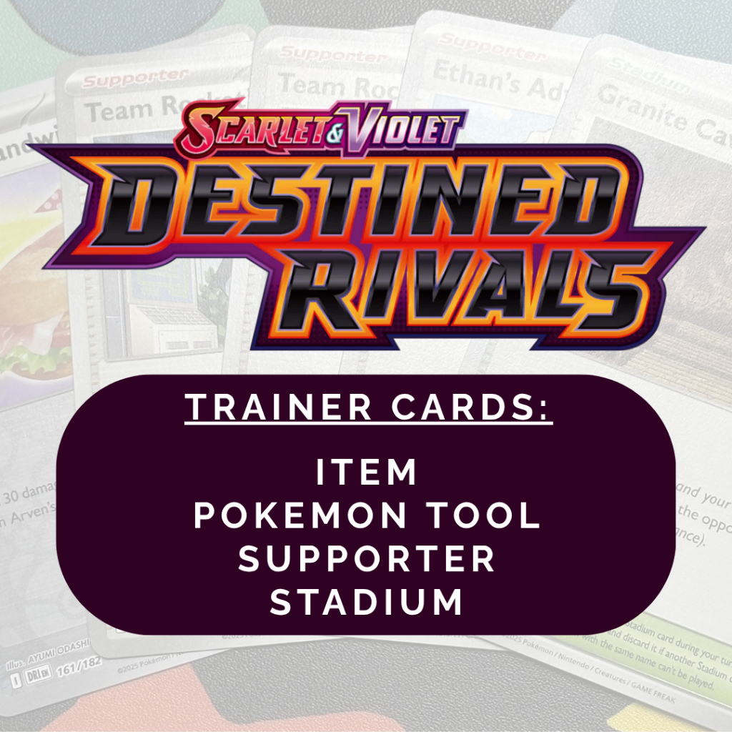 1pc Pokemon Destined Rivals TCG Single (Trainer Cards - Item, Tool ...
