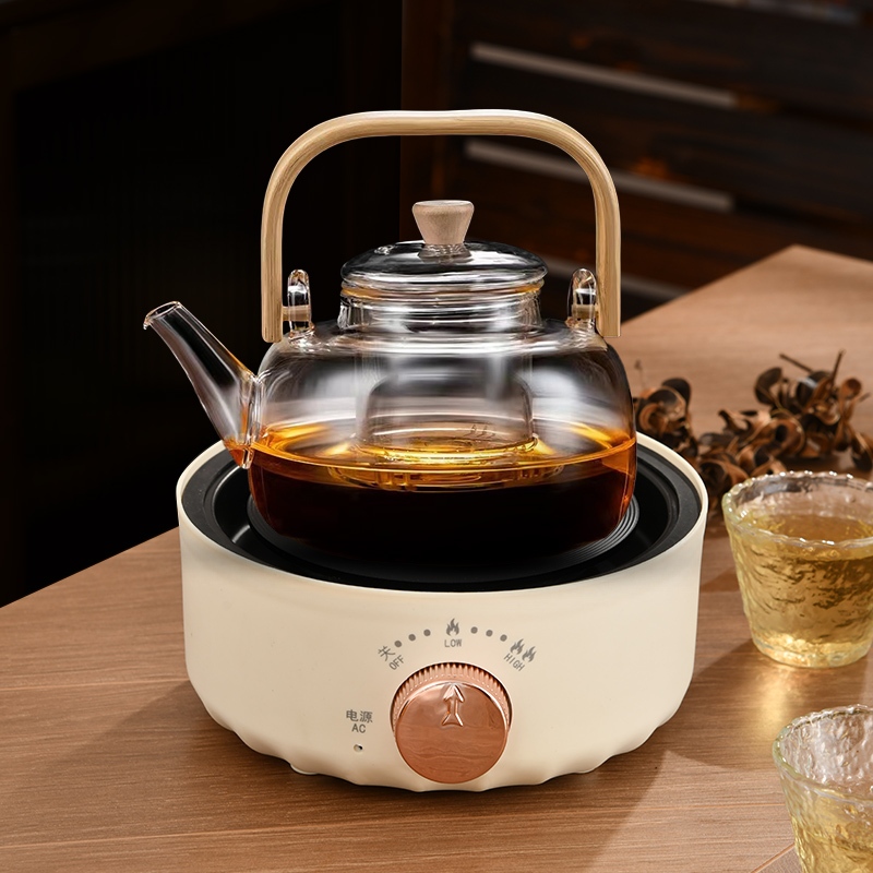 Electric ceramic stove, glass teapot, tea set, household small tea ...