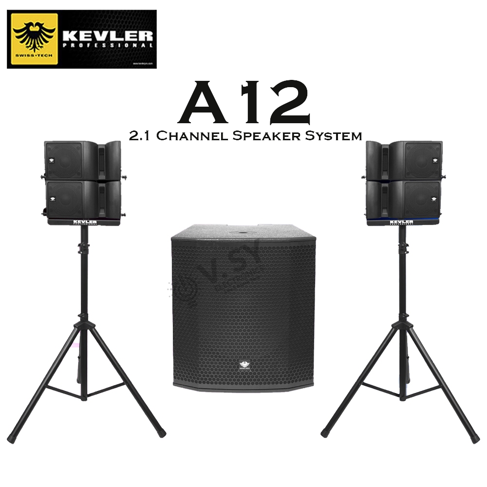 Original Kevler A12 800W Channel Speaker System | Shopee Philippines