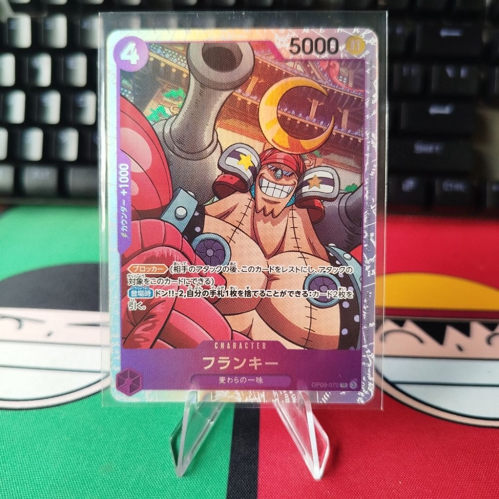 One Piece Card Game TCG OP09-072 (SR) Franky - Emperors in the New World | Shopee Philippines