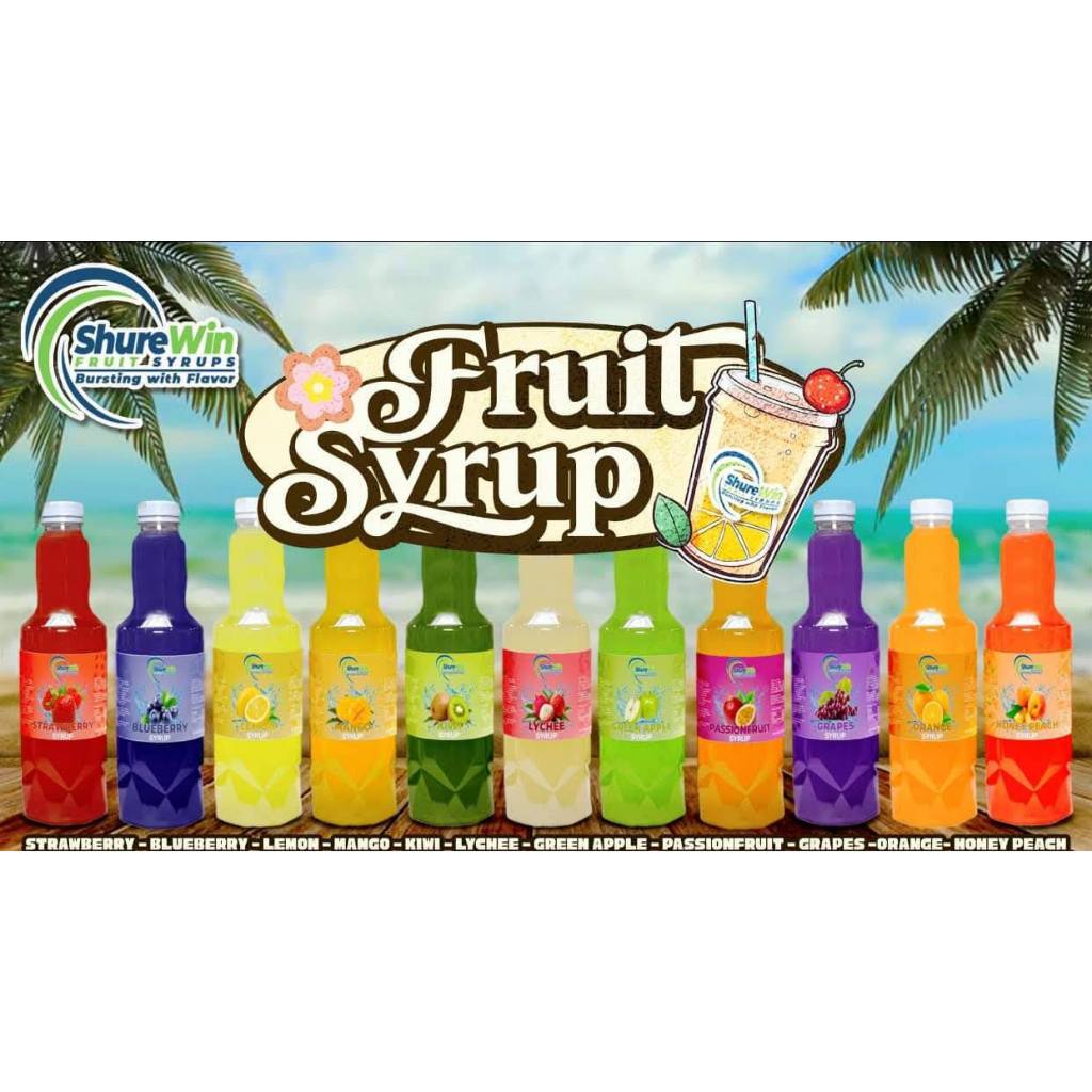 SHUREWIN FRUITY SYRUP (1.25 KILOGRAM PER BOTTLE) | Shopee Philippines