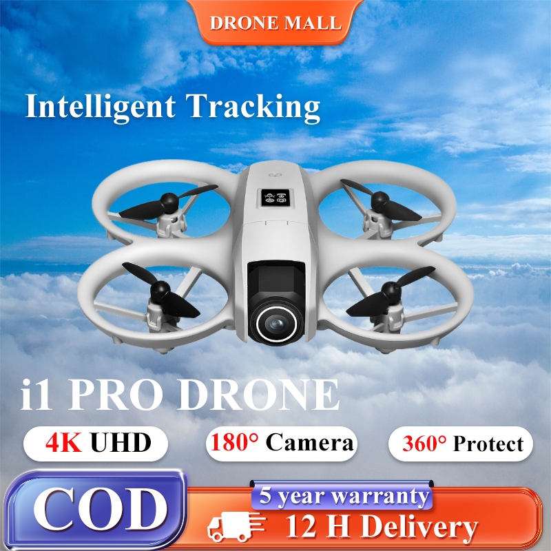 i1 PRO Drone Aerial Camera 4K RC Airplane Hovering Quadcopter Dual ...