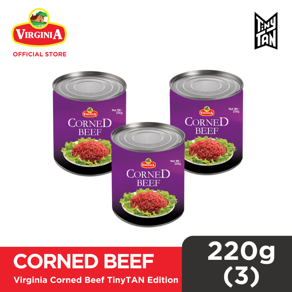 Virginia Corned Beef 220g x 3 | Shopee Philippines