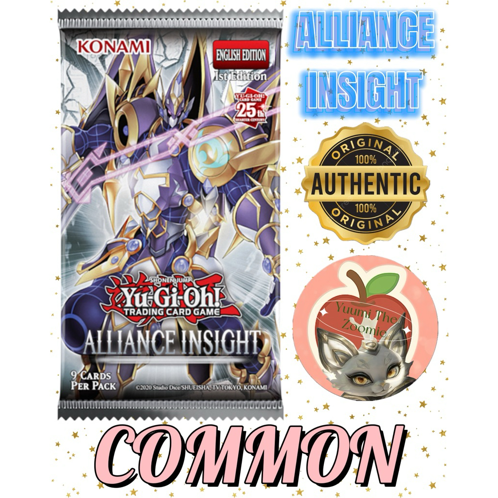 Yu-Gi-Oh! TCG - ALIN COMMON CARDS - Alliance Insight | Shopee Philippines