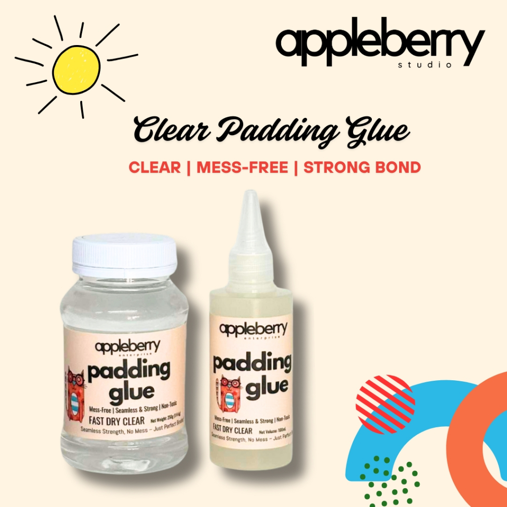 CLEAR Mess Free Padding Glue ( for DIY Notepad ) | Shopee Philippines