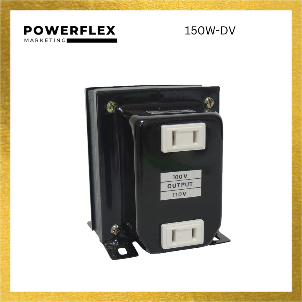Panther 150w-DV Step-down Transformer DUAL VOLTAGE 150 Watts Input 220VAC Output 100VAC and ...