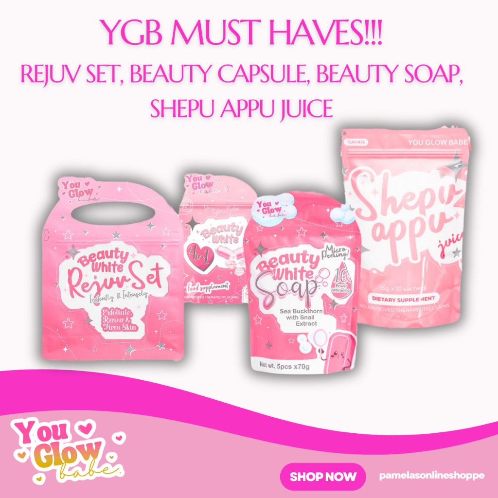 You Glow Babe Beauty White Rejuv Set / Capsule/ Sheppu Appu/ Beauty ...