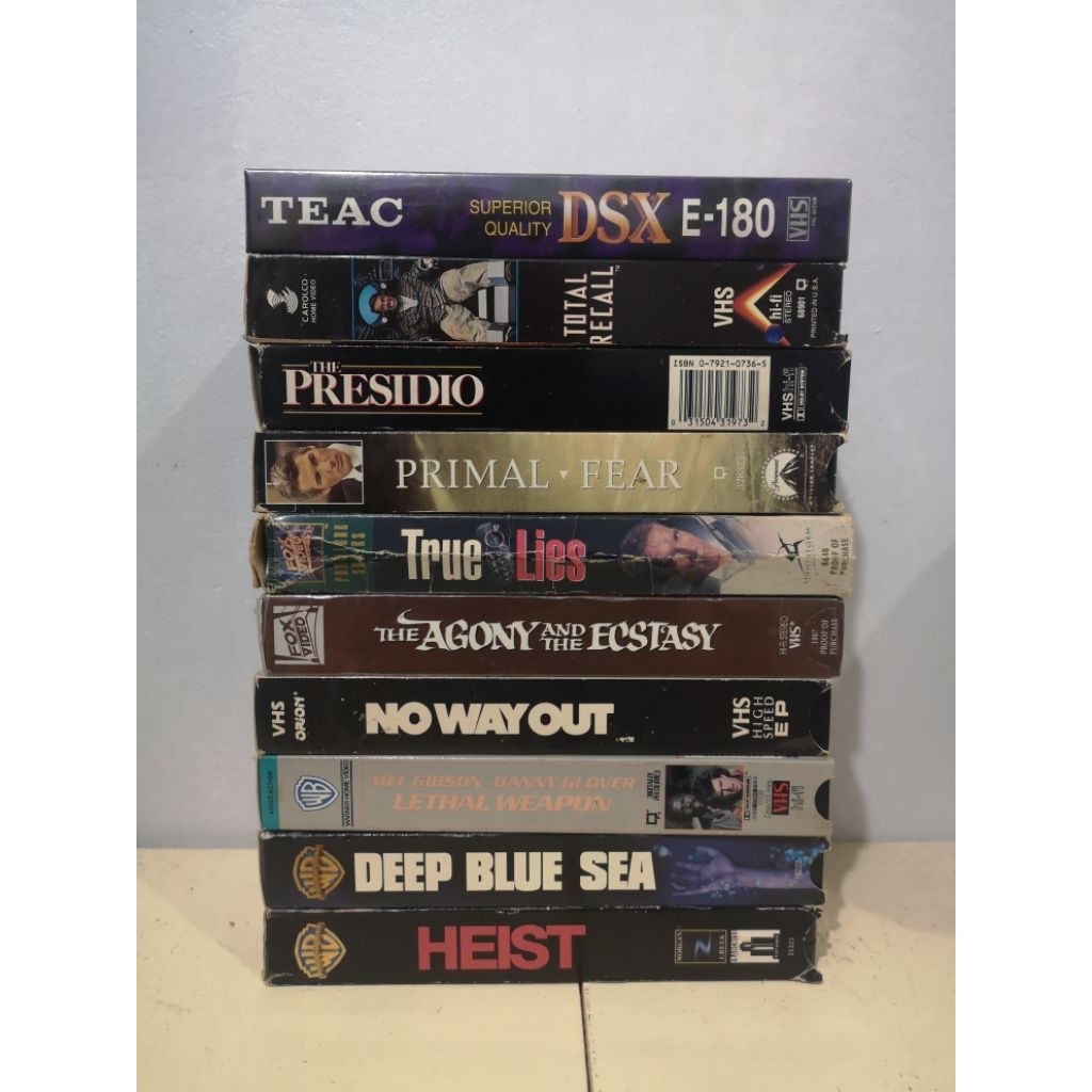 Retro VHS Movie Multiple Titles | Shopee Philippines
