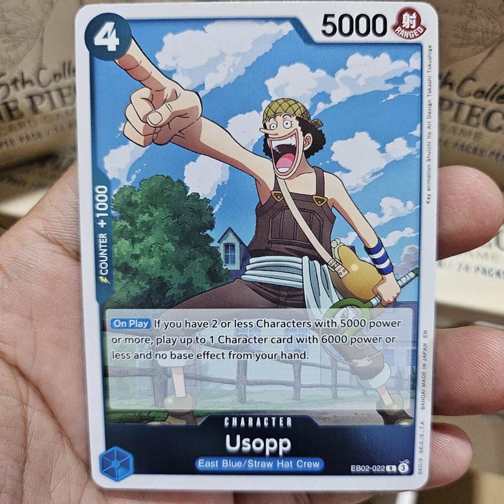 One Piece TCG [ENGLISH] EB02-022 R Usopp | Shopee Philippines