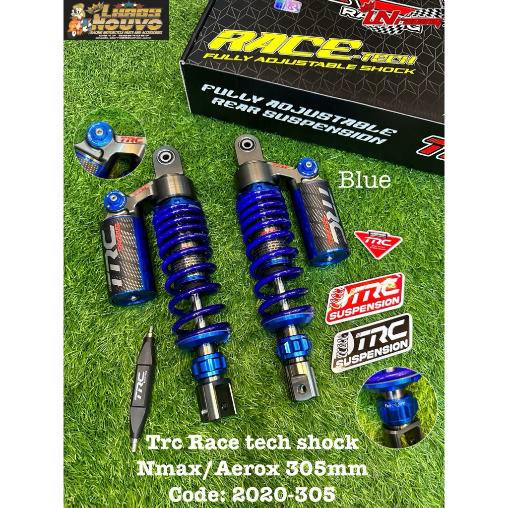 TRC Race tech rear shock for Aerox/Nmax/Xmax 305mm/330mm/350mm | Shopee ...