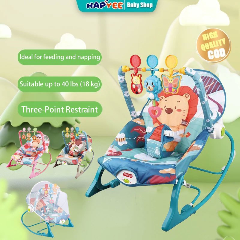 HAPYEE Rocking Chair Baby Soft Newborn Baby Chair Baby Rocker With ...