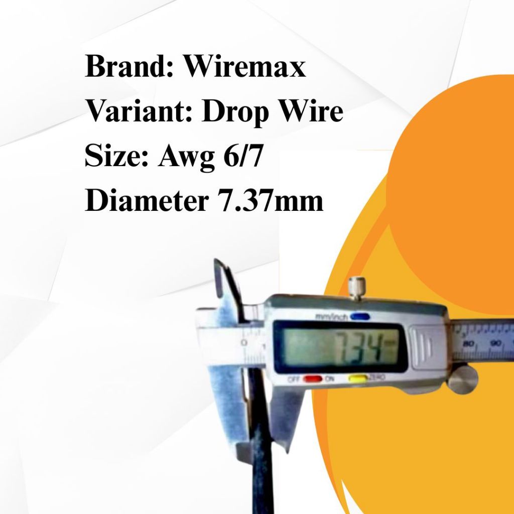 Wiremax Local Made Triplex Drop Wire ACSR Service 6/7 14mm x 110 to 400 ...