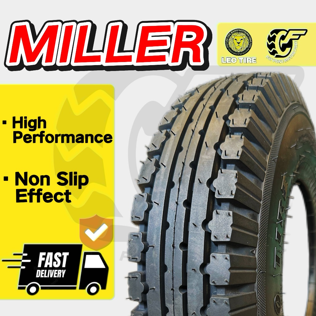 LEO MILLER tire 400-8 6PLY MULTI-CAB Pangkargada harabas gulong BAJAJ ...