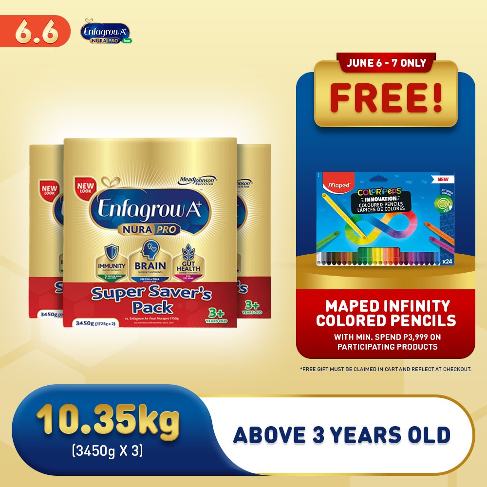 Enfagrow A+ Four Nurapro Powdered Milk Drink for Kids Above 3 Years Old ...