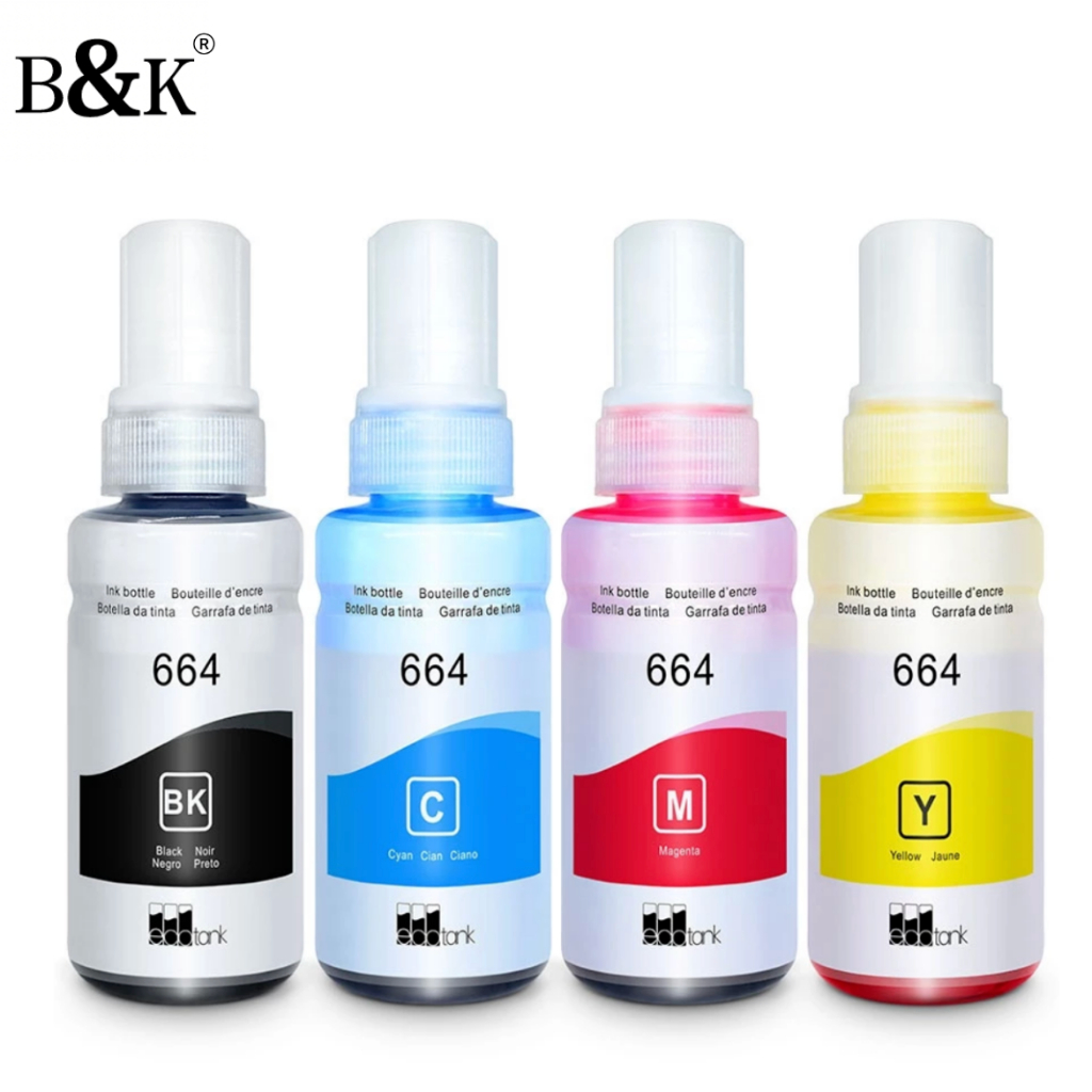 Premuim 664 Ink dye ink T6641 Compatible For Epson L210 L310 L300 L360 ...