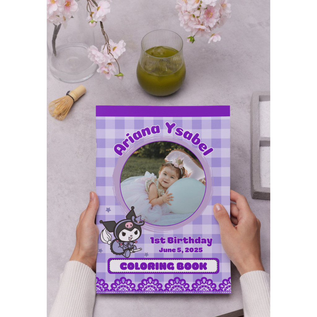 Personalized Coloring Book 16 pages (20 pcs Minimum Order) | Shopee ...