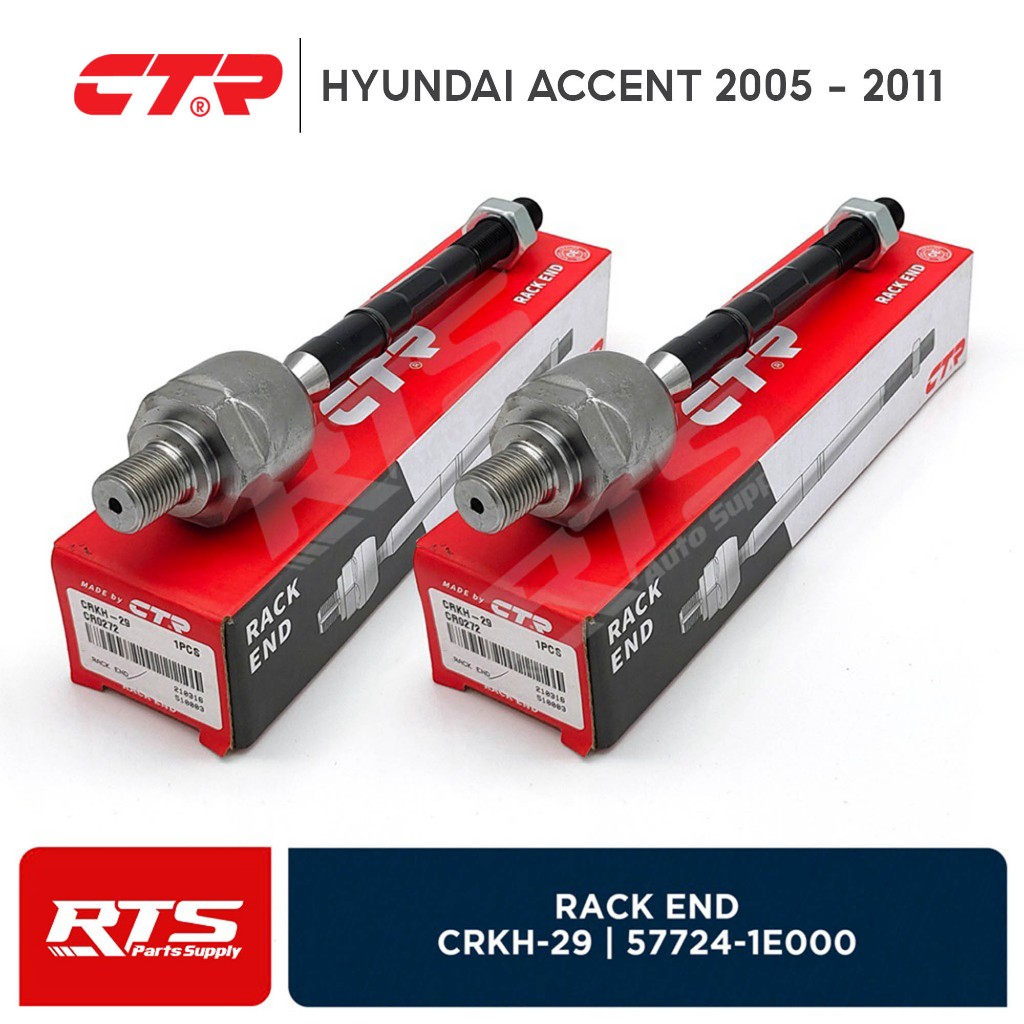 Ctr Crkh-29 Rack End Hyundai Accent 2005 - 2011 2 Pieces | Shopee ...