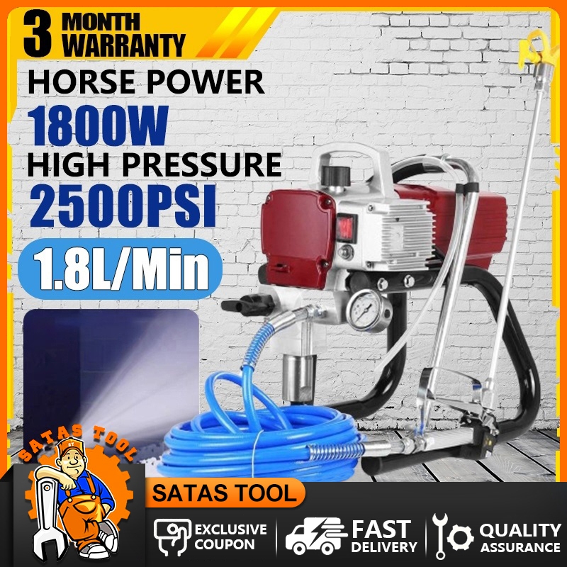 1800W High-pressure Airless Spraying Machine Professional Airless Spray ...