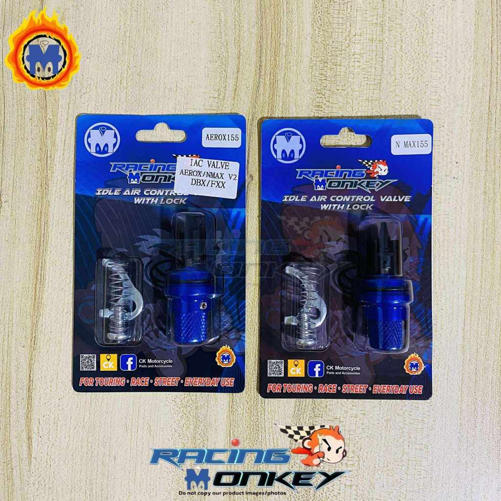V2 IAC Valve Titanium With Lock (Aerox 155/Nmax 155 V1 V2) HUN Racing ...