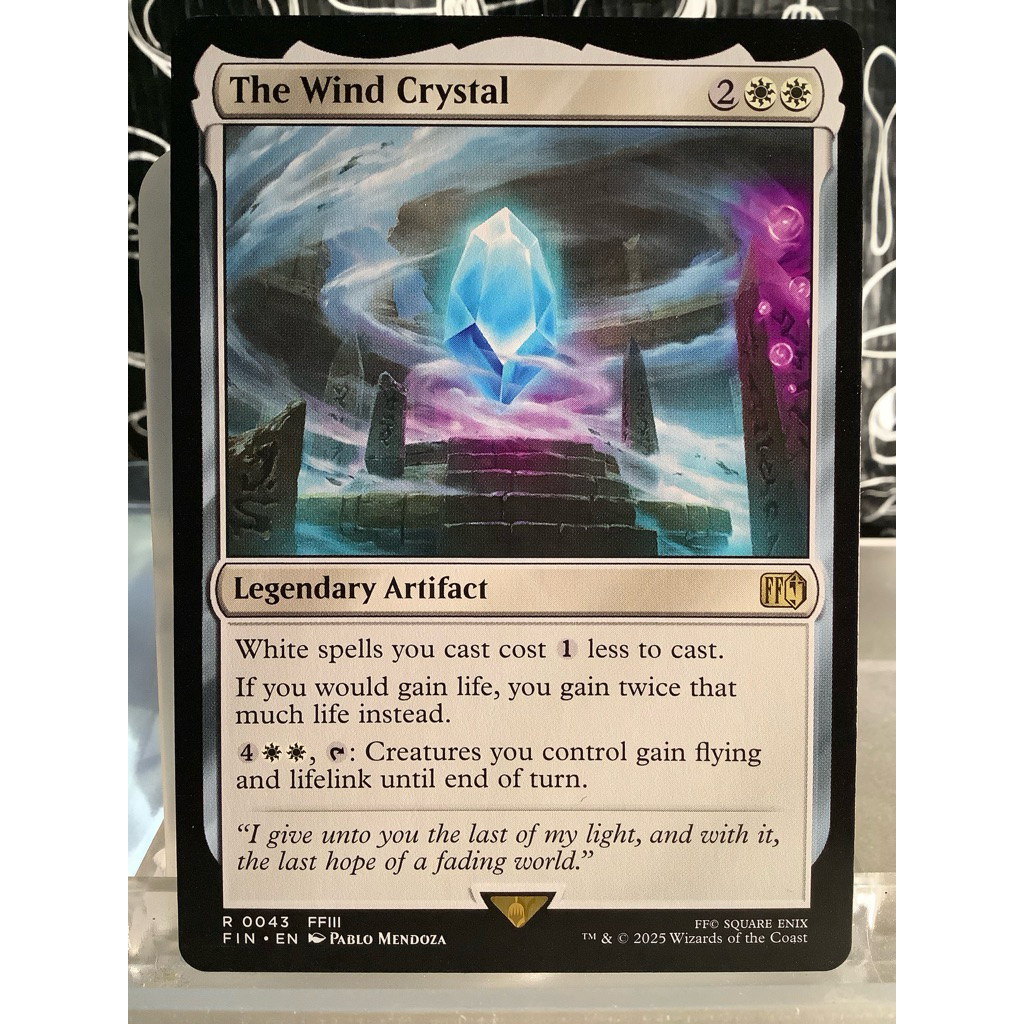 MTG - The Wind Crystal (Universes Beyond: Final Fantasy) | Shopee ...