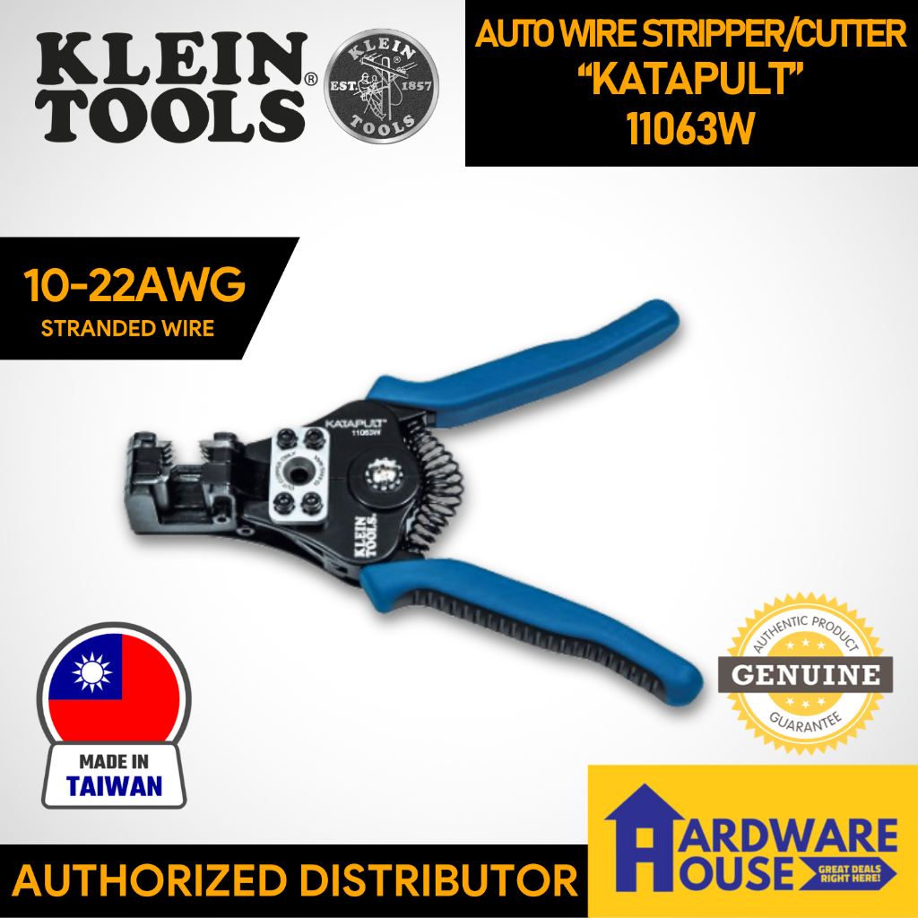 ORIGINAL KLEIN TOOLS Automatic Wire Stripper Cutter Electrical 11063W ...
