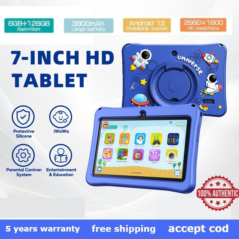 Kids Tablet (RAM6GB+ROM128GB) Kids Tab 7.1inch Preinstalled APP ...